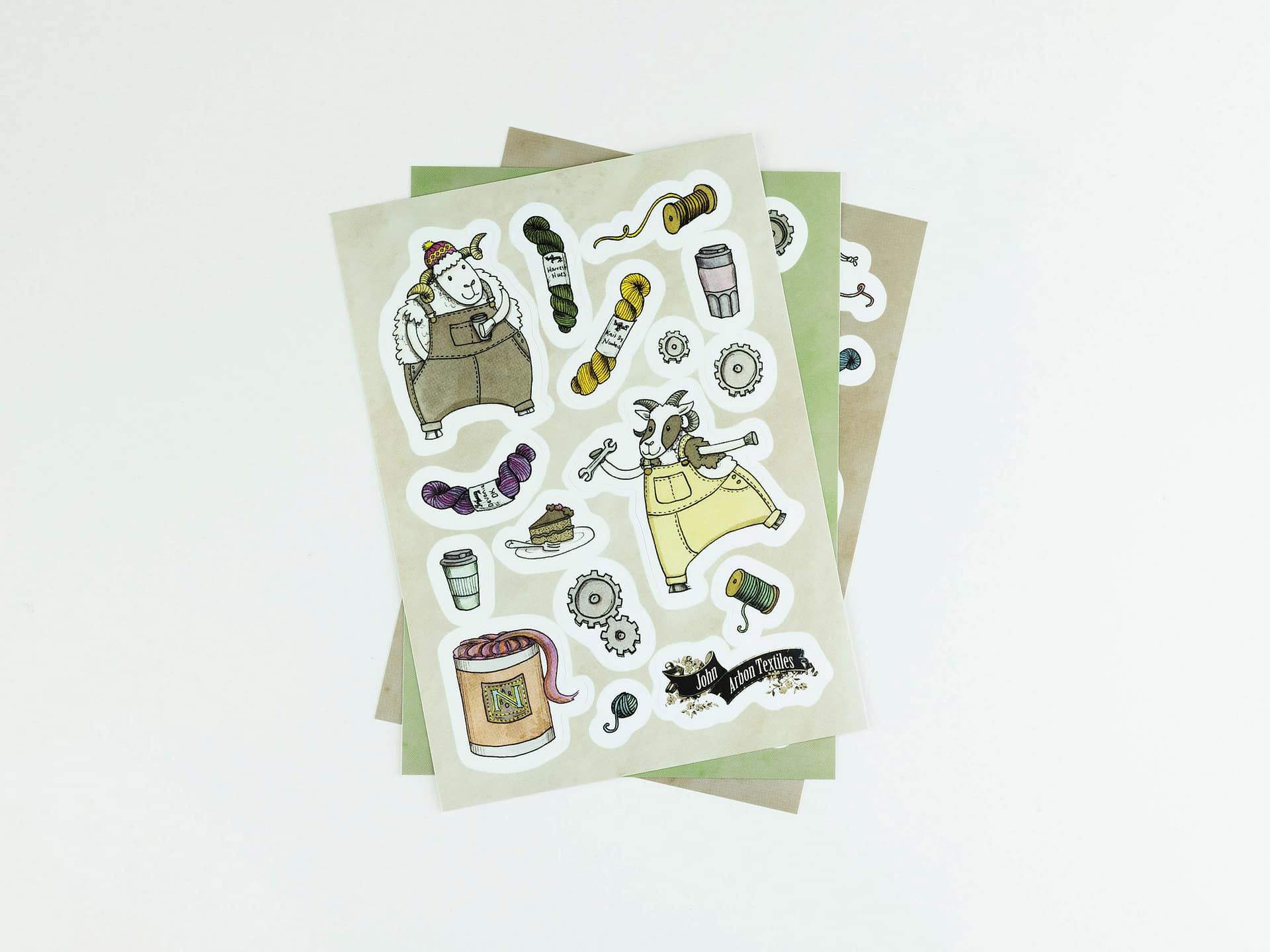 Sheepy Sticker set - Wild and Woolly