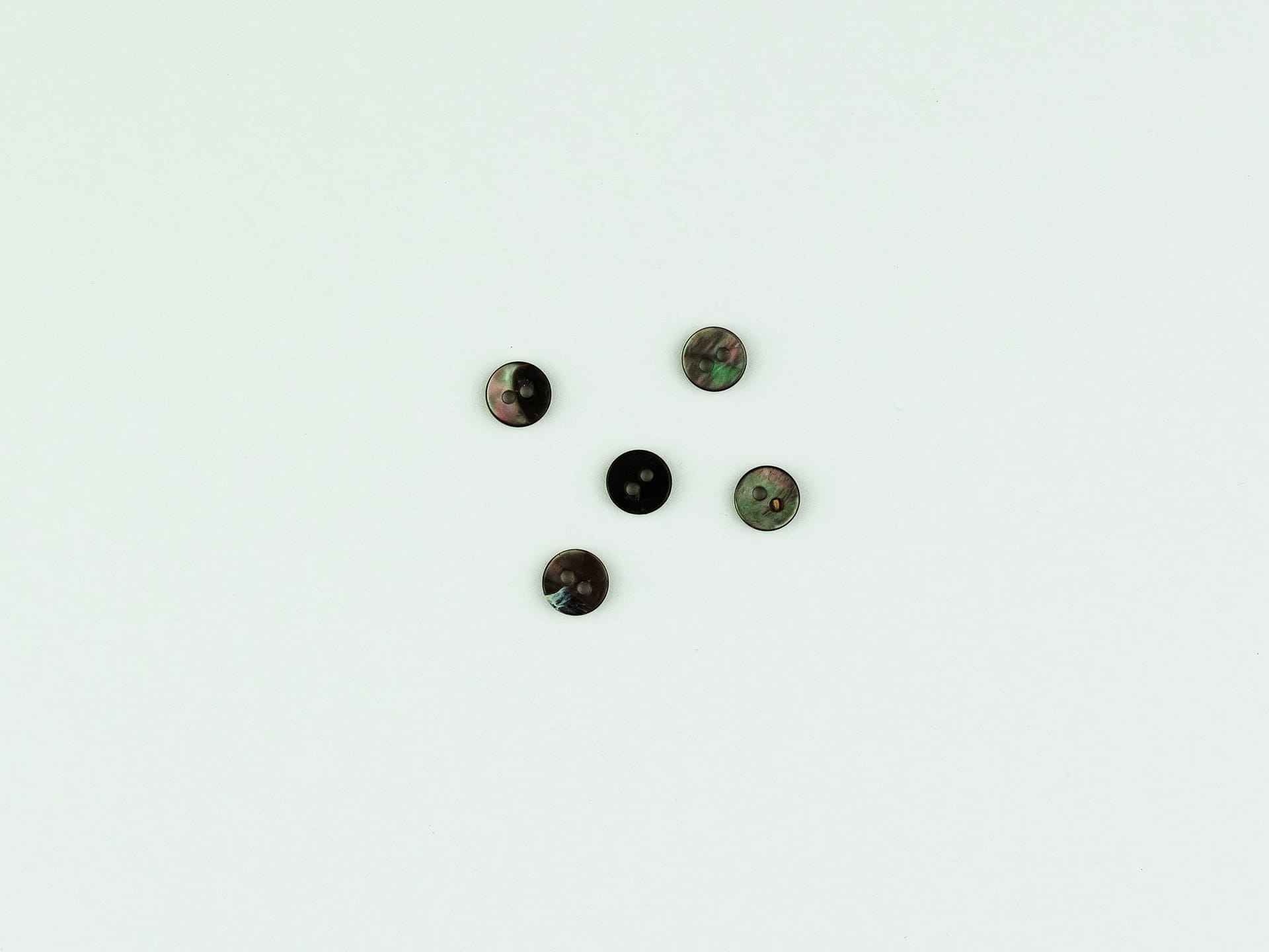 8mm mother of pearl buttons - Wild and Woolly